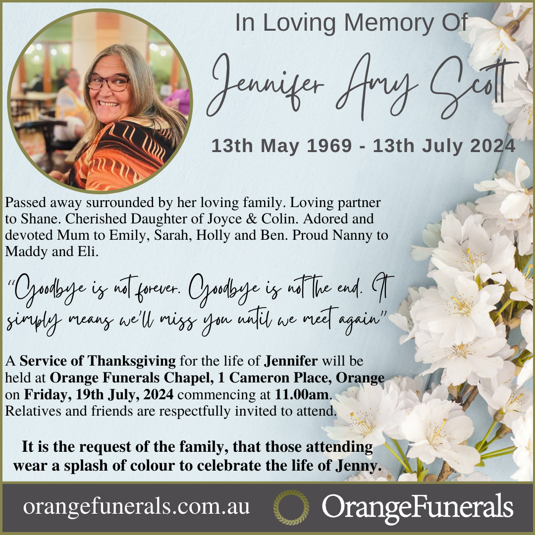 Current Funerals | Orange Funerals